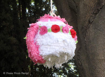 Teapot Piñata tutorial for a Tea Party by Press Print Party!