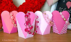 4 Free Heart Box Template Printables for Valentine's Day