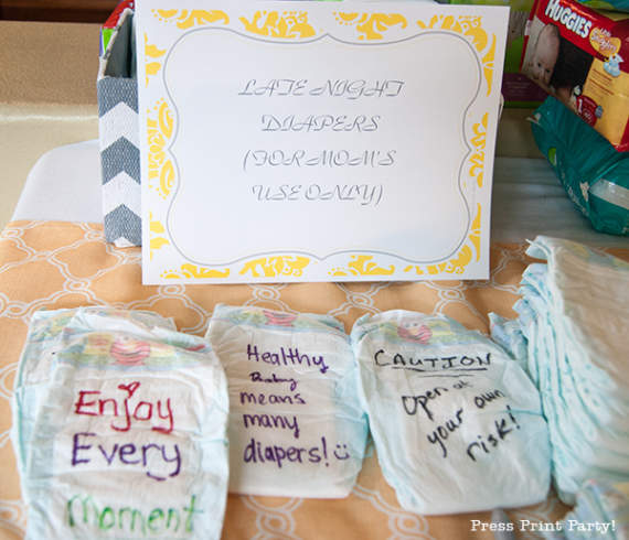 A Sunny Baby Shower in Yellow and Gray