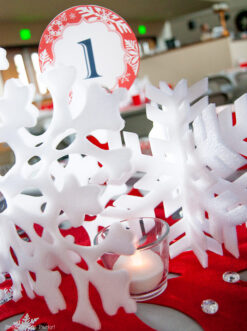 Christmas Snowflake Wonderland Decor by Press Print Party!