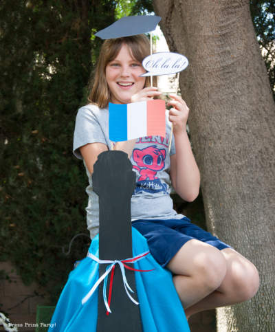 French Photo Booth Props Paris Party - Press Print Party