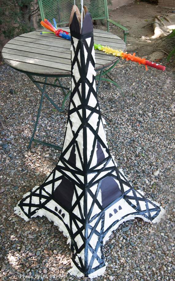Eiffel Tower Pinata DIY - Paris Pinata - Party Decorations - Press ...