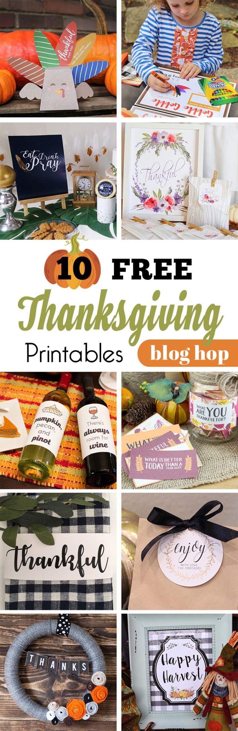Free Thanksgiving Printable Conversation Cards - By Press Print Party!
