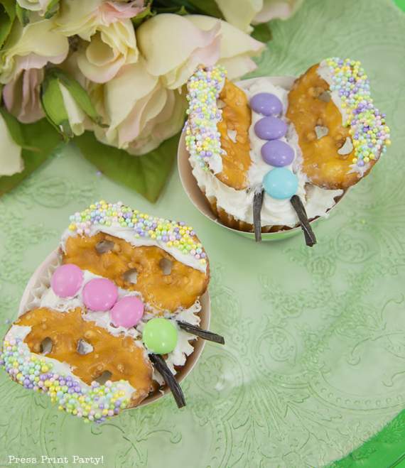Whimsical Butterfly Cupcakes for Spring Parties