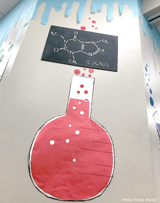 DIY Science Party Decorations (Giant Beakers) - Press Print Party!