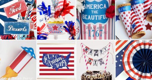 30 Free 4th of July Printables for Your Party! - Press Print Party!