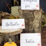 Farmhouse Thanksgiving Place Cards (Green Pumpkin) - Press Print Party