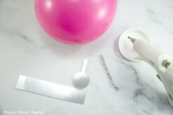 Christmas Balloon Centerpiece DIY (BIG ornaments) - Press Print Party!