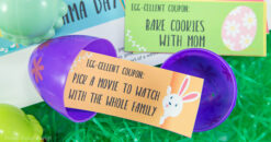10 Easter Egg Coupons You Can Edit Yourself - Free Printable