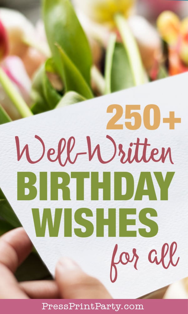 Tons of Awesome Happy Birthday Wishes & Messages to Write in a Card