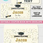 Graduation Coupon Book Printable, Silver - Press Print Party!