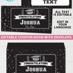 Graduation Coupon Book Printable, Confetti - Press Print Party