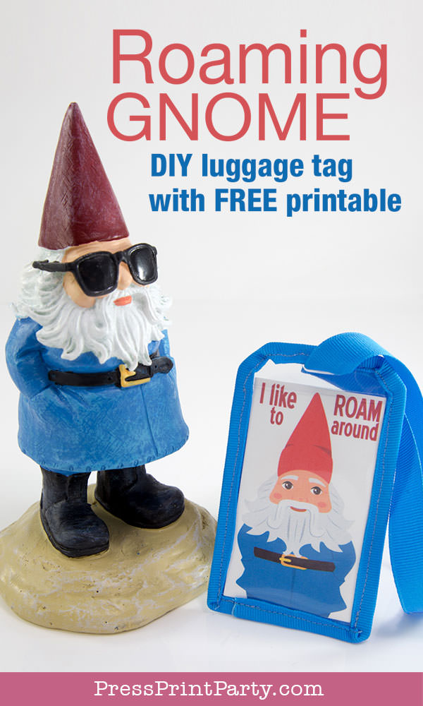 FREE Printable DIY Luggage Tags Template - Press Print Party!