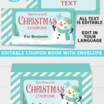 Christmas Coupon Book Printable, Vintage - Press Print Party!