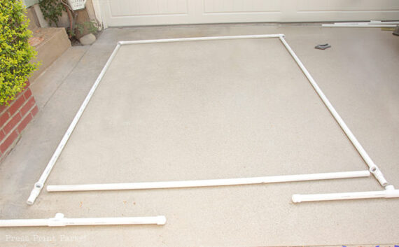 Easy PVC Backdrop Frame DIY - Press Print Party!