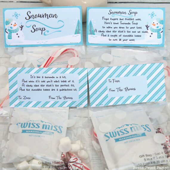 3 Adorable Snowman Soup Printables and Recipe for Easy Gifts - Press ...