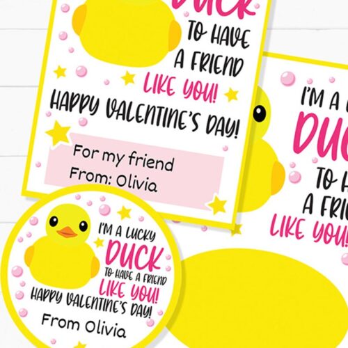 Pencil Valentine Card for Kids, You are A-MAZE-Zing Valentine, Pink
