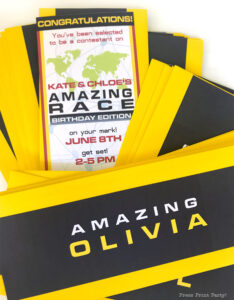 The Ultimate Amazing Race Birthday Party Guide for Teens - Press Print ...