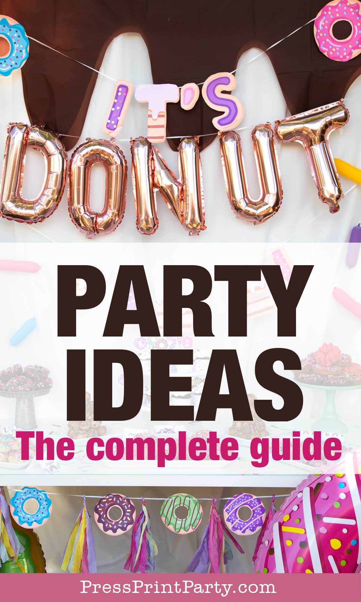 Tons of Donut Party Ideas for One Sweet Themed Birthday