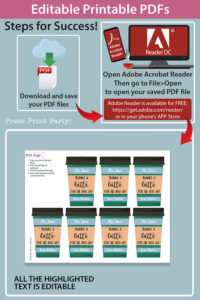 Teacher Appreciation Tag for Coffee [Green Cup] - Press Print Party!