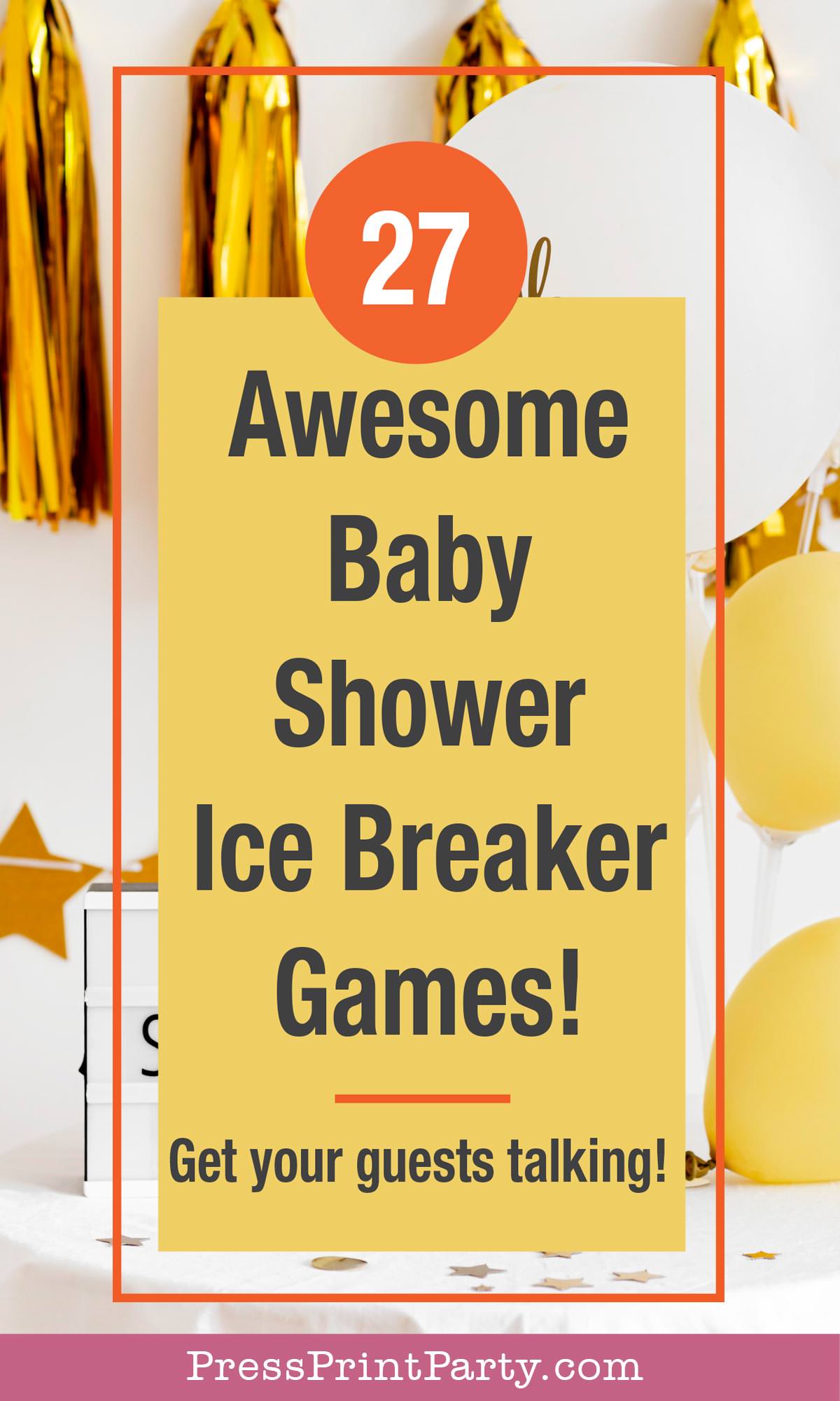 27 Baby Shower Ice Breaker Games Your Guests Will Love to Play