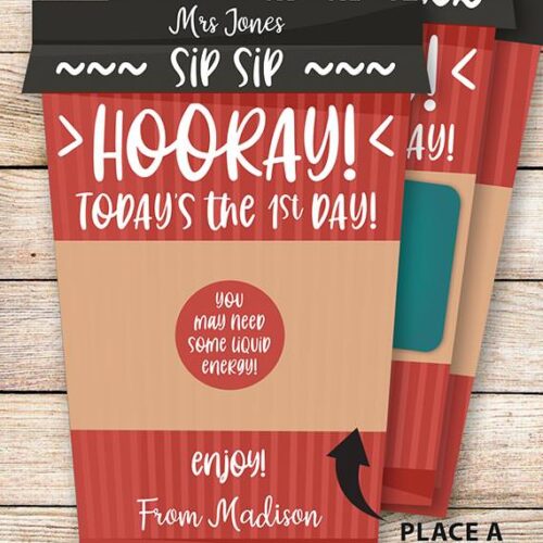 Back to School Teacher Gift Tags Printable, I'm Excited to Grow in Your ...