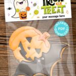 Halloween Treat Bag Topper Printable, Spooktacular Ghost - Press Print ...
