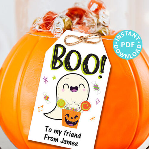 Halloween Tag Printable, Fang-tastic Dracula - Press Print Party!