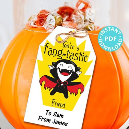 Halloween Tag Printable, Fa-Boo-lous Ghost - Press Print Party!