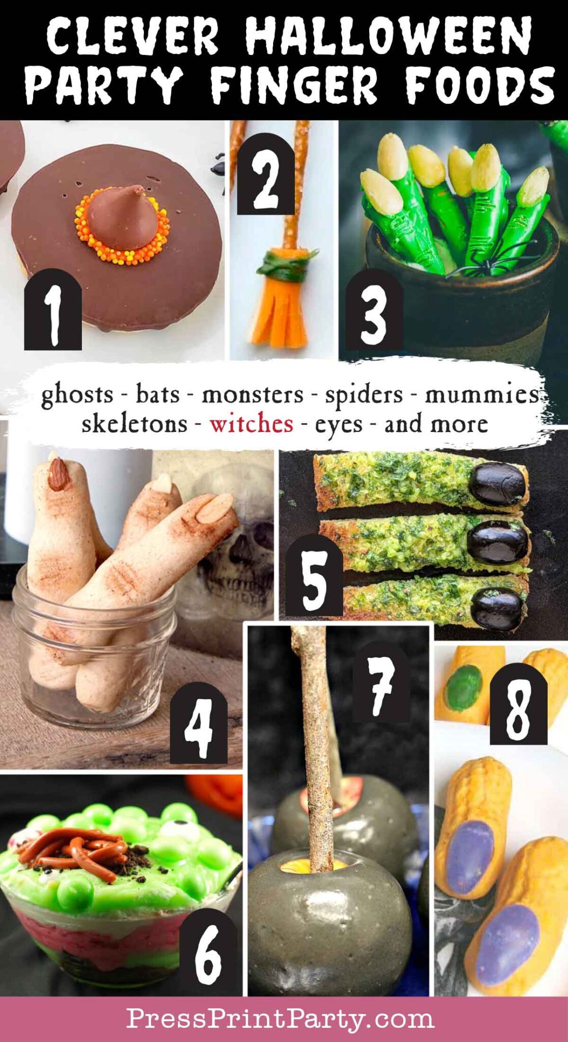 83 Clever Halloween Party Finger Foods & Terrific Appetizers