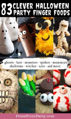 83 Clever Halloween Party Finger Foods & Terrific Appetizers