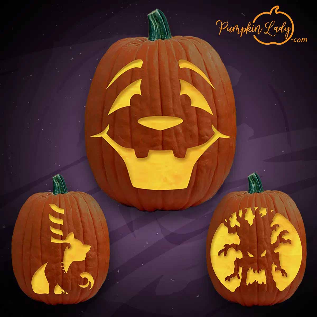 Huge list of 2000+ Free Printable Pumpkin Stencils & Carving Templates