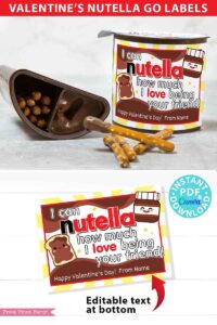 Peanut m&ms Valentines Printable Cards Nuts about You