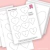 10 Free Printable Heart Template Cut Outs for Fun Valentine's Day ...