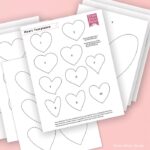 10 Free Printable Heart Template Cut Outs for Fun Valentine's Day ...