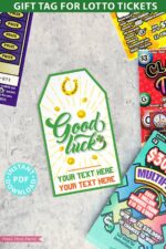 Good Luck Gift Tag Printable, St. Patrick's Day - Press Print Party!