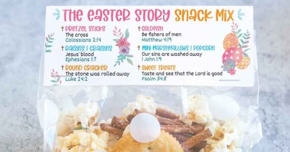 Make The Easter Story Snack Mix with Free Printable & New Recipe ...