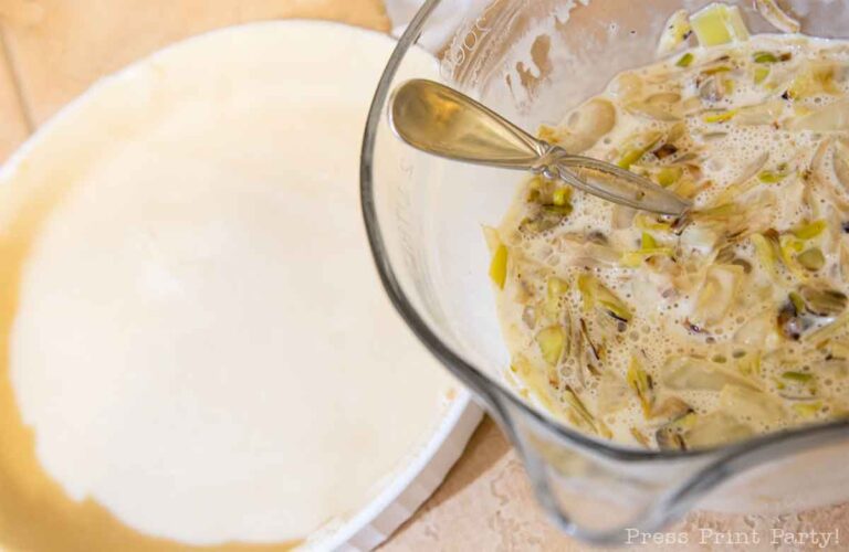 Authentic French Leek Tart Recipe (Flamiche aux Poireaux)