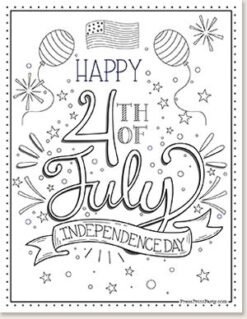 10 Free Coloring Pages of the American Flag for Kids