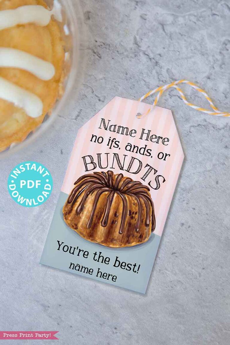 Back to School Teacher Gift Tags Printable Sweet Year