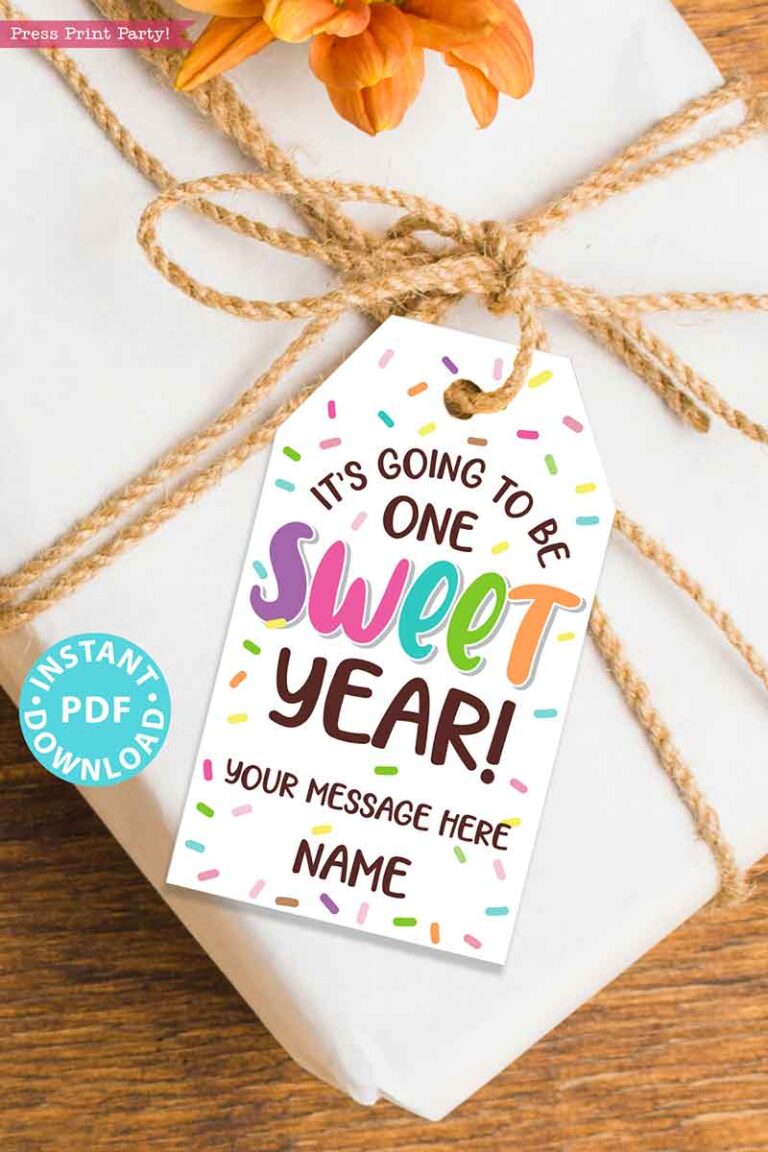 Back to School Teacher Gift Tags Printable Sweet Year