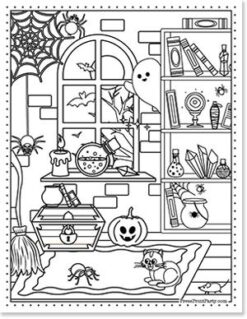 10 Halloween Coloring Pages Free Printable Book Kids Will Love