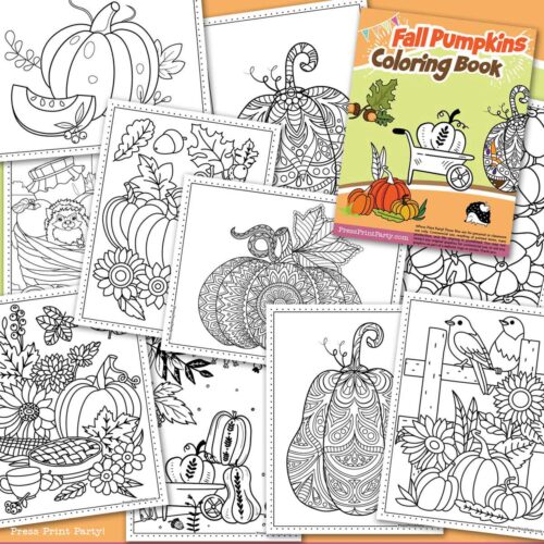 10 Free Printable Pumpkin Coloring Pages Perfect for Fall