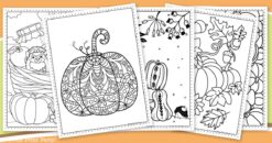10 Free Printable Pumpkin Coloring Pages Perfect for Fall