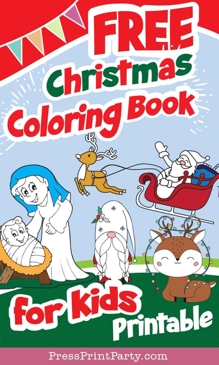 10 Free Festive Coloring Pages for Christmas Perfect for Kids - Press ...