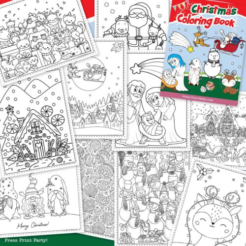 10 Free Festive Coloring Pages for Christmas Perfect for Kids