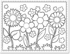 20 Coloring Pages of Flowers for Kids and Adults Free Printable
