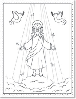 10 Free Easter Religious Coloring Pages for Holy Week