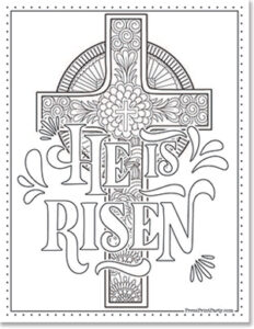 10 Free Easter Religious Coloring Pages for Holy Week