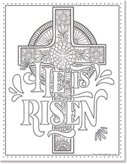10 Free Easter Religious Coloring Pages for Holy Week